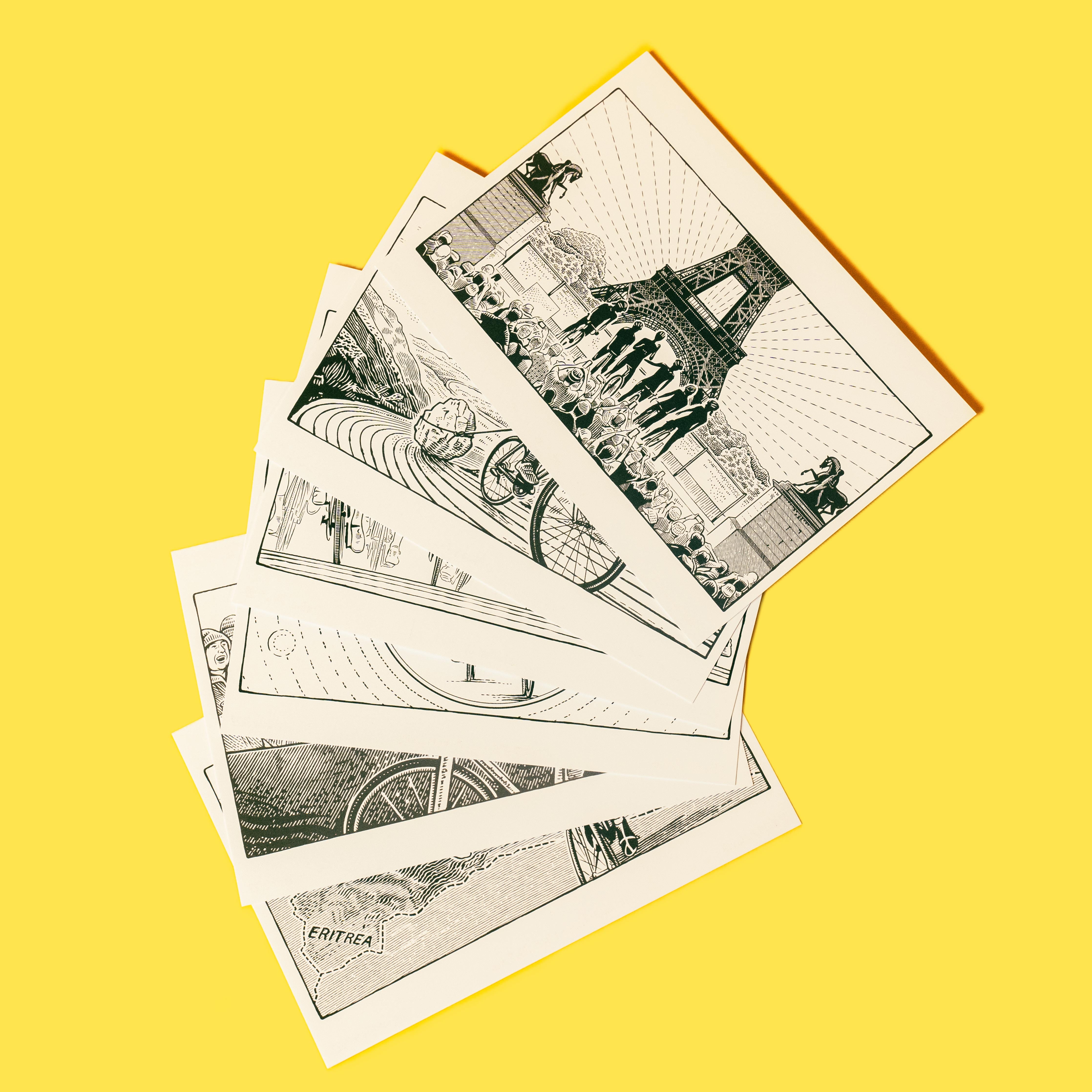The Road Book 2022 Postcards | Cycling Gifts